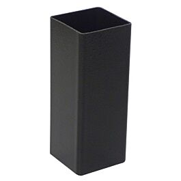 Square Down Pipe 2.5m, Black